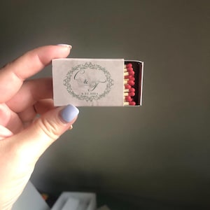 Rustic Wedding Matchboxes / GET LIT Matchboxes / Perfect MATCH ...
