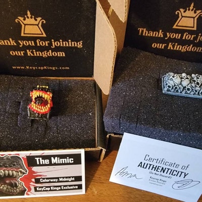 Custom Hand Painted Midnight Colorway MIMIC Keycap for Cherry - Etsy