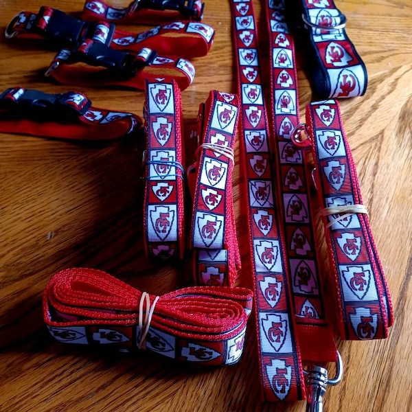 Kansas City Chiefs Inspired 7/8" or 1.5" Grosgrain Ribbon And/or ...
