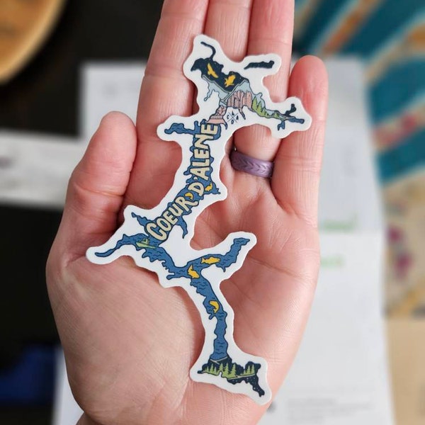 Idaho License Plate Sticker - Etsy