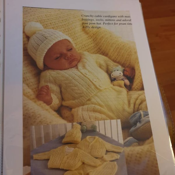 Baby Knitting Pattern, Size 0 to 6 Months, Premature Size Included ...