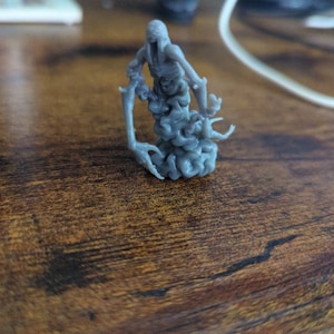 Necromancer Miniature 3 Poses 28mm Scale Tabletop Gaming Dnd Miniature ...