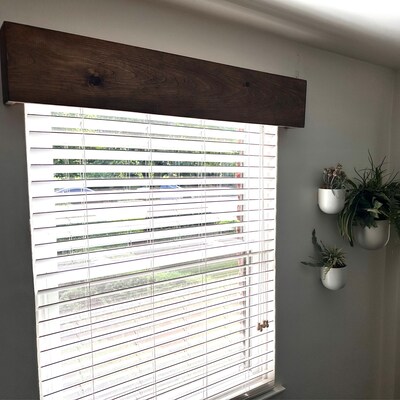 Rustic Farmhouse Wood Valance Cornice, Wood Window Valance, Wood Pelmet ...