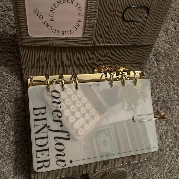 Overflow A6 Personal Binders DIGITAL DOWNLOAD NOT Physical Product - Etsy