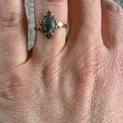 Antique 10k Gold Signet RGJ Signet Size 5.5 / R Initial / Vintage ...