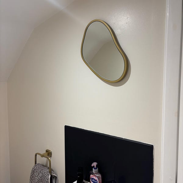 Squiggle Mirror, Wiggle Mirror, Wavy Mirror, Mirror Wall Decor, Funky ...