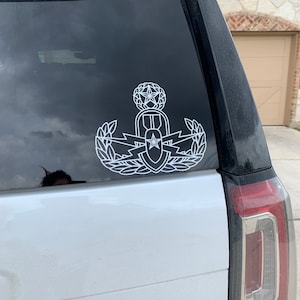 Military Unit Patch Embedded in a USA Flag Vinyl Decal - Etsy