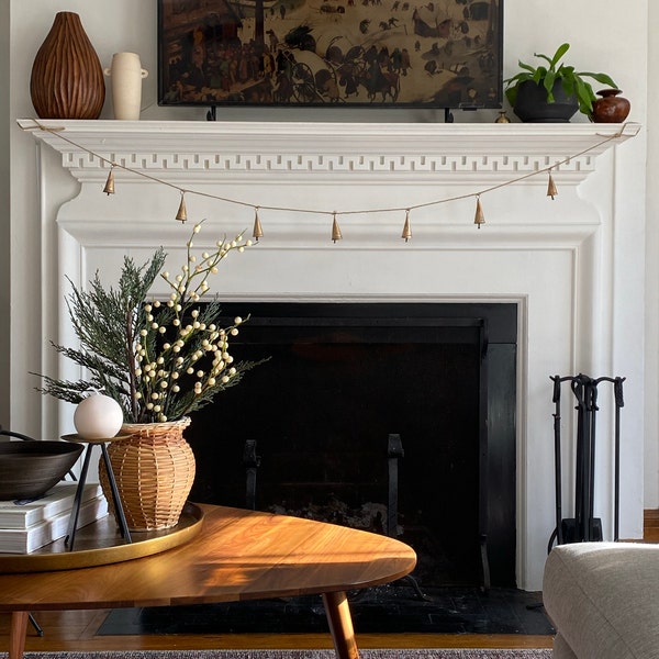 Decorative Garland | Bell Garland | Brass Bell | Christmas Garland ...