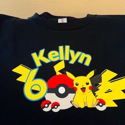 Pikachu, Custom Pikachu Birthday Design, Personalized, PNG, JPG ...