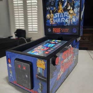 Retro Arcade Desk Top Organizer Arcade Cabinet Business Card - Etsy