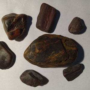 C10 MAGNETIC Genesis Stone Wyoming BIF Banded Ironstone Magnetite ...