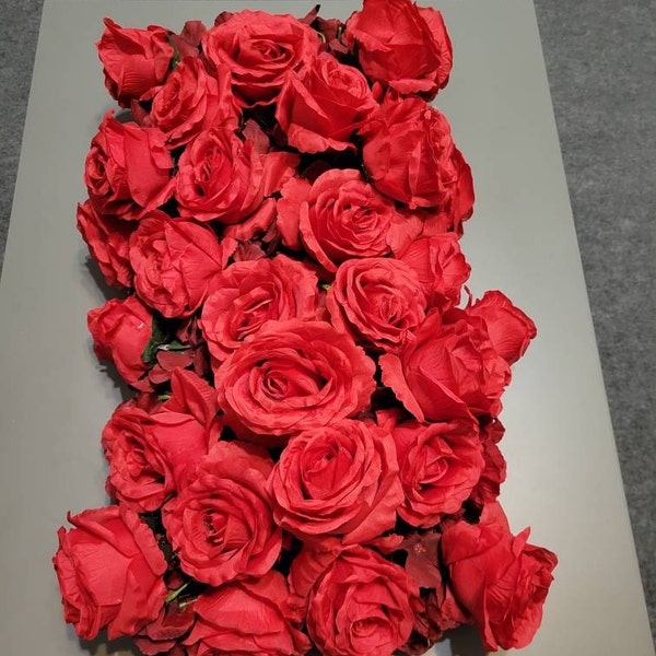 White Rose Flower Runner,table Flower Runner,flower Garland,wedding ...