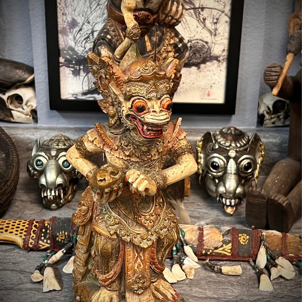 Vintage Wayang Kulit, Malen Balinese Wayang, Old Indonesian Shadow ...