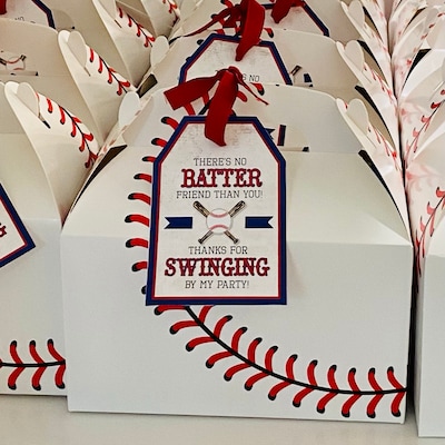 Baseball Favor Tags INSTANT DOWNLOAD Printable PDF File by Beth Kruse ...