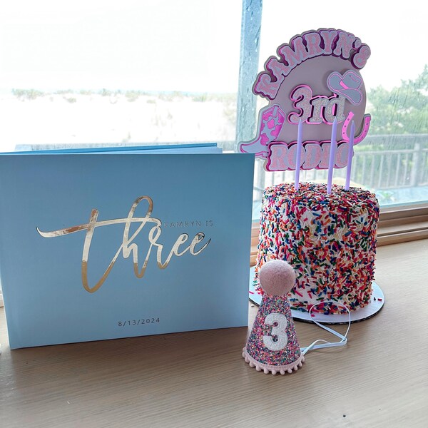 Rodeo Cake Topper | My First Rodeo Cake Topper| Birthday Cake Topper ...