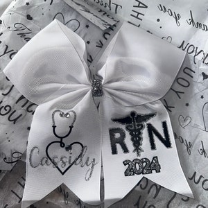Custom Graduation Bow Personalized Graduation Cap Bow Graduation Cap ...