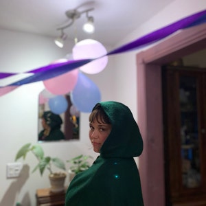 Hooded Cloak With Arm Slits, Medieval Cloak, Viking Cloak, Hooded Cape ...