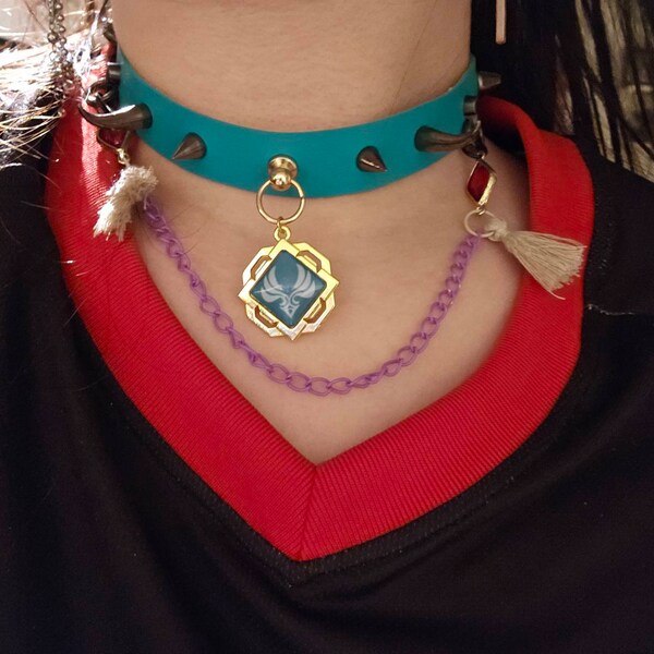 Wingman Gekko Inspired Choker Collar Bubble Tea Boba Kawaii Chains ...