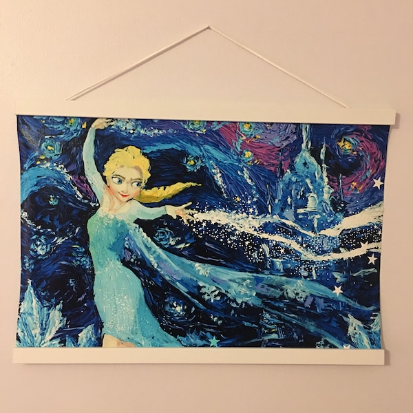 Corpse Bride Canvas Art: Starry Night Inspired Nursery Decor - Etsy