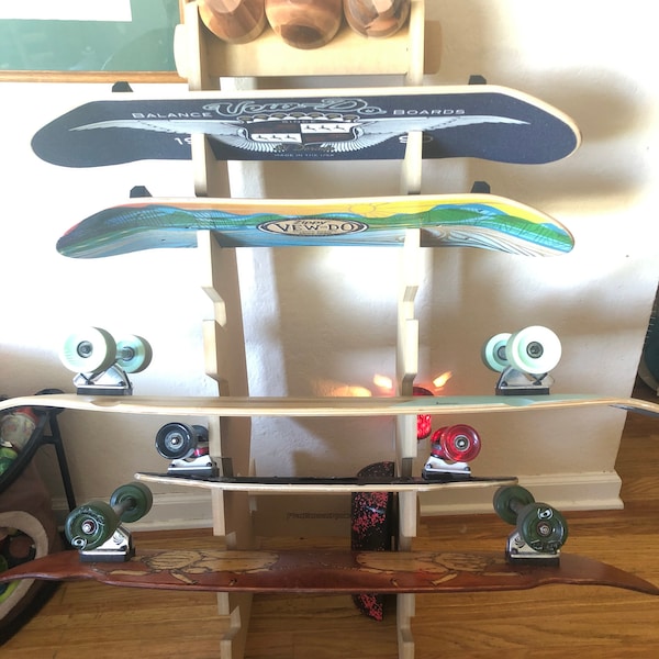 Pro Skateboard Longboard Snowboard Floor Display Rack - Etsy