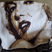 JESUS CHRIST CROCHET Portrait Graphgan Pattern Crochet Blanket Pattern ...