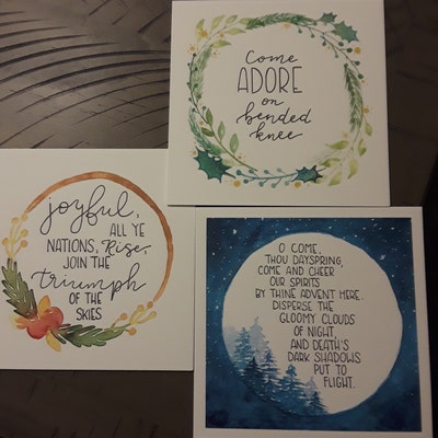 Advent Calendar hopeful Expectancy - Etsy