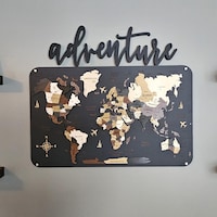 LED Weltkarte aus Holz - Etsy.de