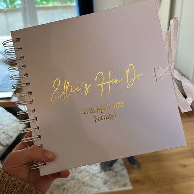 Personalised Hen Night Do Guest Book Scrapbook or Photo Album - Etsy