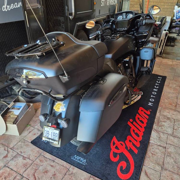 Yamaha MT-07 Motorcycle Personalized Rug Accesorries Floor Bottom Pit ...