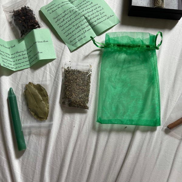 Money Drawing Spell Jar Kit + Money Spell Kit + Spell - Etsy