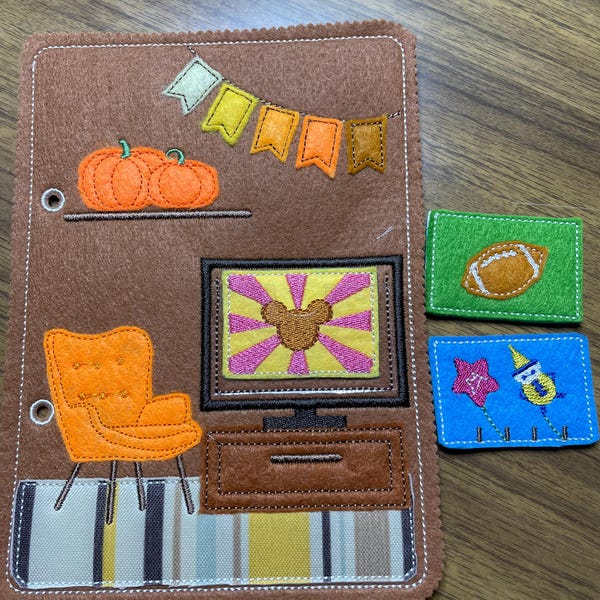 Complete SET Camper Dollhouse Quiet Book Embroidery Design for Toddlers ...