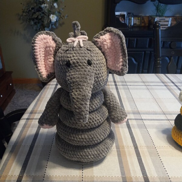 Stacking Toy Emil the Donkey - Crochet Pattern | GERMAN & ENGLISH - Etsy