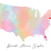 Valentine's Day Gift Map, Where It All Began, Custom Map Gift Valentine ...