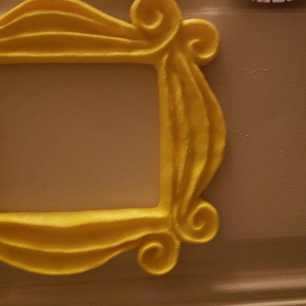 Friends Decor Peephole Frame Gift 6.5x7.5 Monica Yellow Door TV Show ...