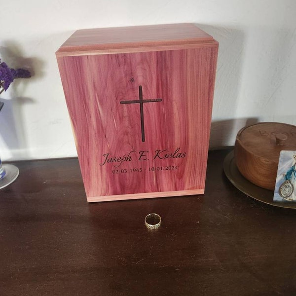 The Perfect Box 12 X 8 Engraved Wood Box With Lock, Engraved Cedar Box ...