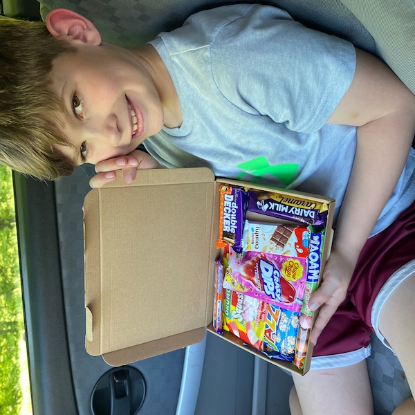 British Customisable Snack Box, Personalisable, Birthday, Gifts, UK ...