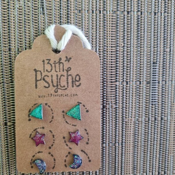 Lilac and Silver Flakes Resin Rings, Promise Ring for Her, Cute Rings ...