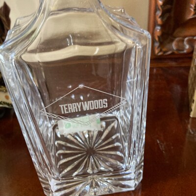 Personalized Flask Engraved Glass Flask With Cork Top - Etsy