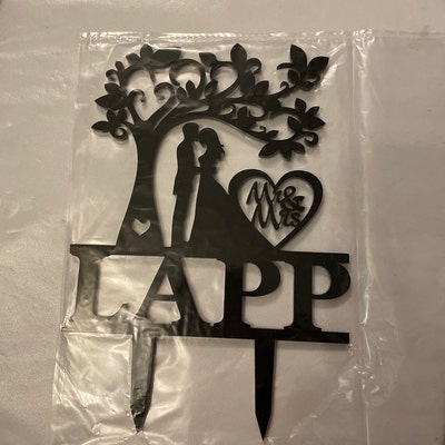 Tree Wedding Cake Topper,rustic Cake Topper,bride and Groom Wedding ...