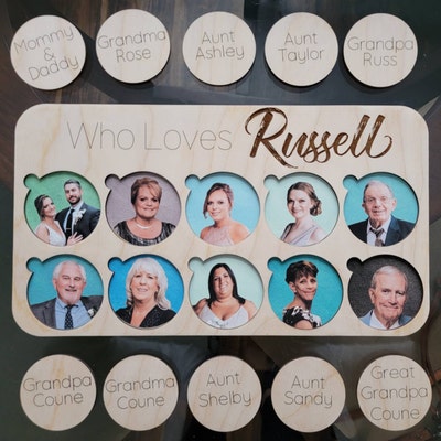 Personalized Photo Puzzle for Baby, Gift for Baby Shower, Photo Puzzle ...