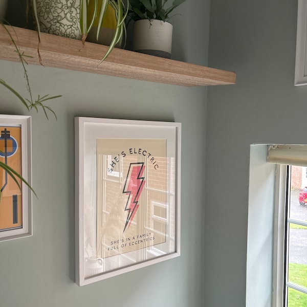 She's Electric Oasis Inspired Art Print, Oasis Wall Art, She's Electric ...