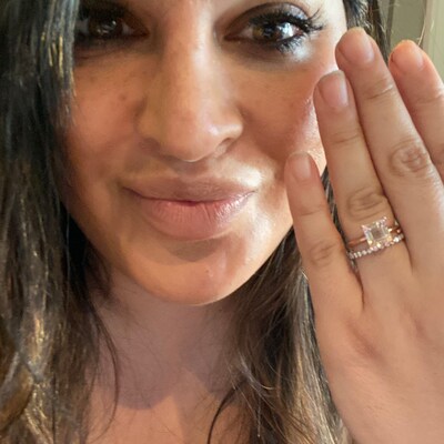 5.26ct Morganite Beryl Kite Cut Elongated Shield Shape Peach Morganite ...