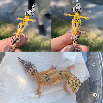 TUTORIAL Bead Leopard Gecko - Etsy