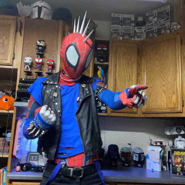 Spider-punk (across the Spiderverse) Faceshell/lense 3d Print File - Etsy