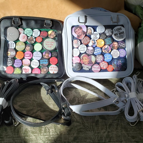 Ita Tote Bag,pins Collection Bag,itabag With Insert,large Tote Bag ...