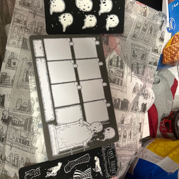 Graveyard Haunts Planner Notepads Tear-away Calendar Tombstones and ...