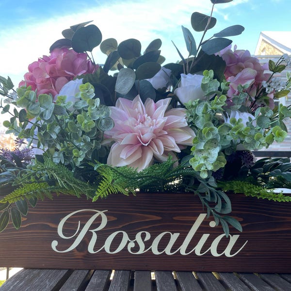 Handmade Cedar Planter Box: Charred Wood Finish, USA Made - Etsy