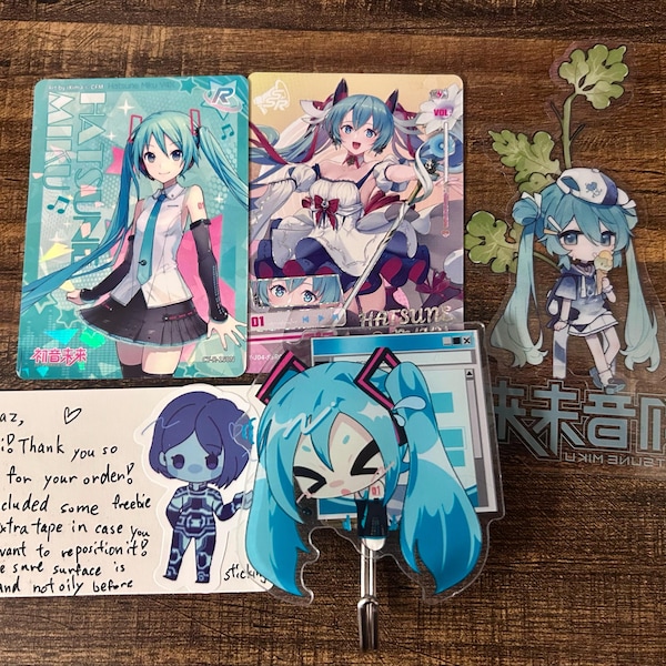 Sushiro X Miku Crossover 7cm Omamori Acyrlic Accessory / Keychain ...