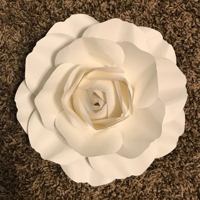 PDF, SVG Files ONLY Paper Flower Centres Template for A4 No Instruction ...