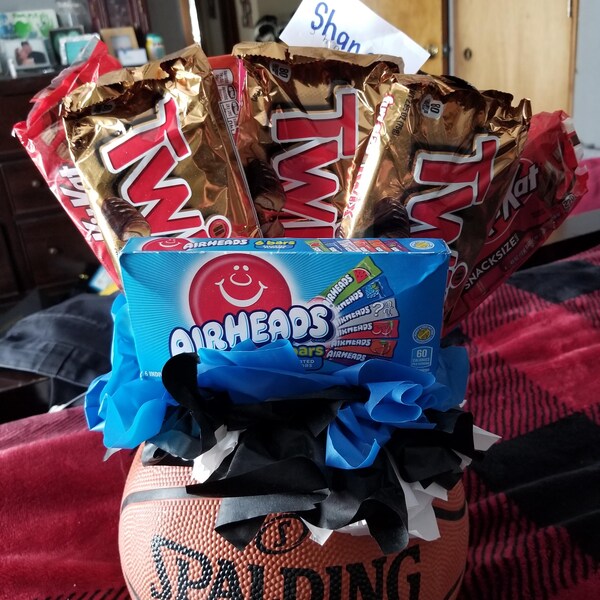 Basketball Candy Bouquet - Etsy